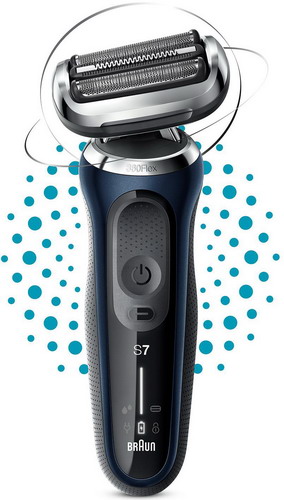 Braun S7 71 B1000s Black Blue Wet Dry 360 0058415