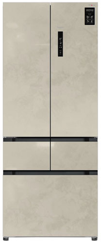 Многокамерный холодильник Tesler RFD-427BI MARBLE BEIGE купить в Москве ...